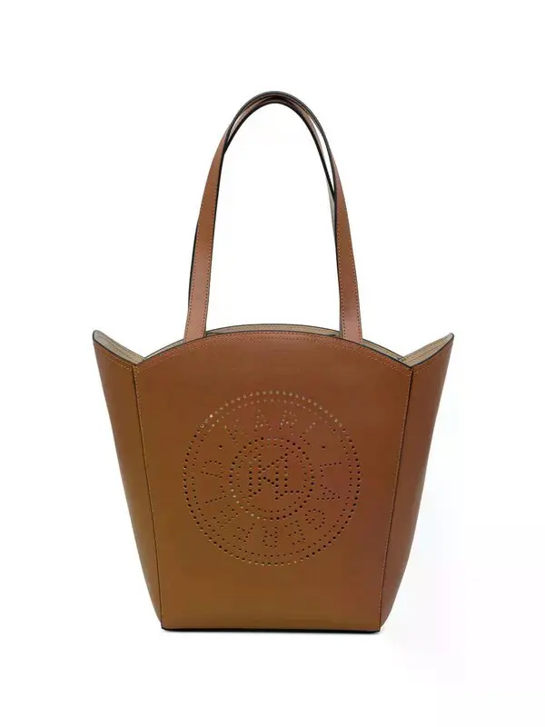Karl Lagerfeld Perforated Logo Tote Bag