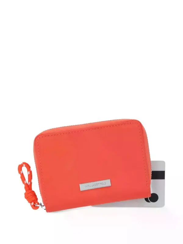 Karl Lagerfeld Logo-plaque Zip-around Wallet