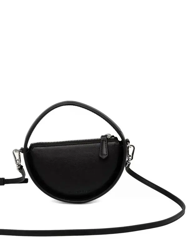 Karl Lagerfeld Logo Plaque Circular Crossbody Bag