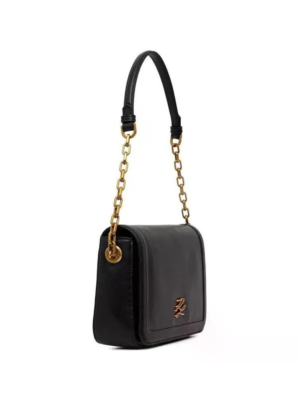 Karl Lagerfeld Logo Plaque Chain-link Shoulder Bag