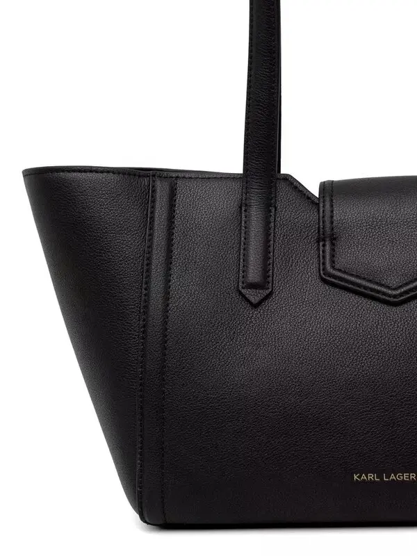 Karl Lagerfeld Logo Plaque Tote Bag