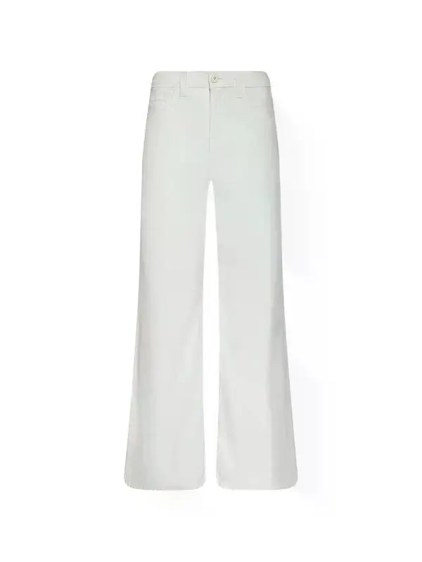 L'Agence Alicent Wide-leg Jeans - Neutrals