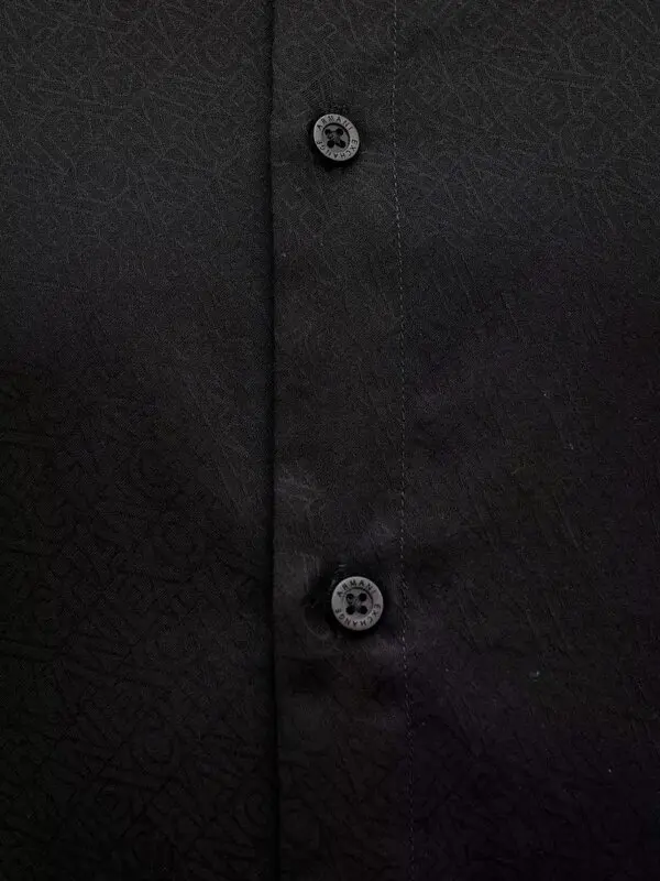 Armani Exchange Logo-jacquard Long-sleeve Shirt