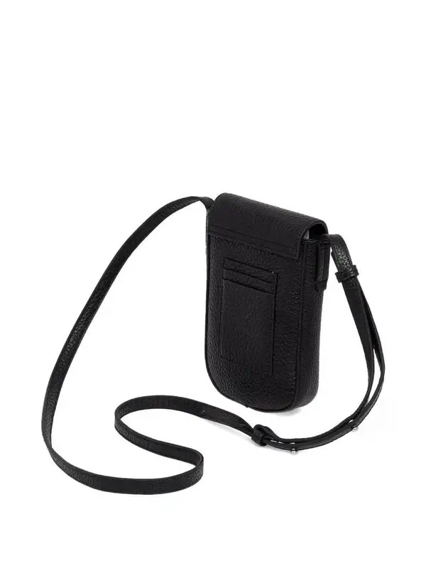 Marc O'polo Grained-leather Phone Bag - Black
