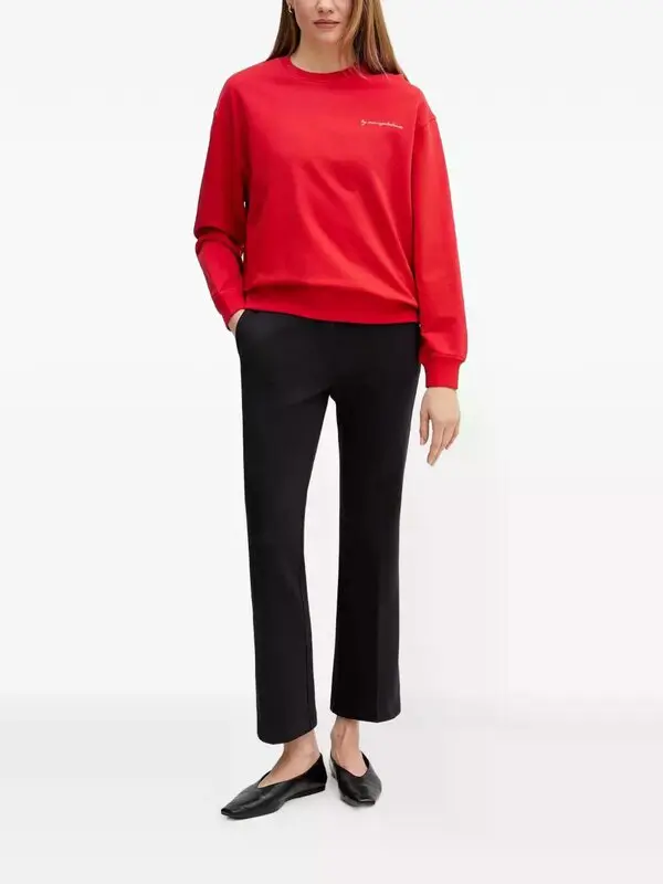 Marc O'polo Embroidered Pineapple Print Sweater
