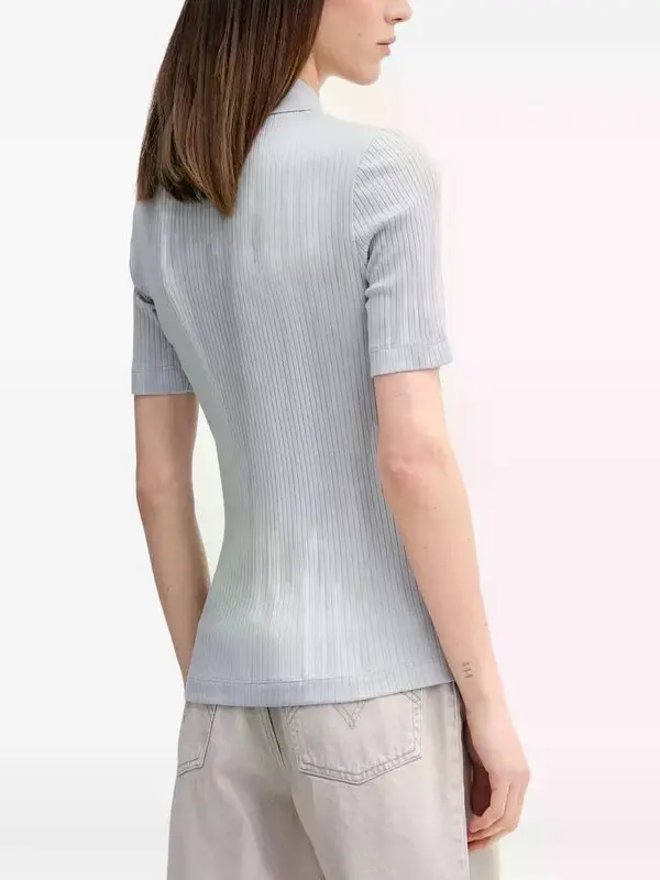 Marc O'polo Ribbed Knit Polo Shirt