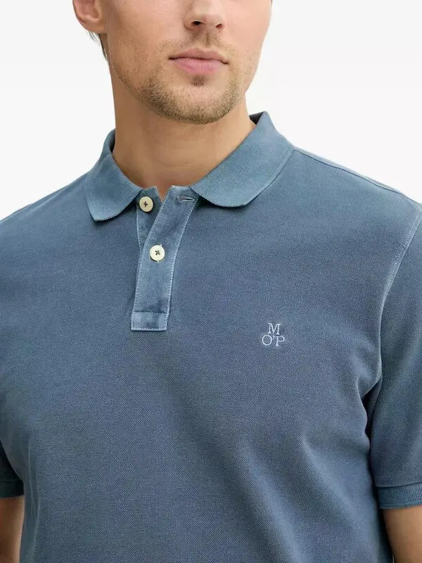 Marc O'polo Logo-embroidered Piqué Polo Shirt