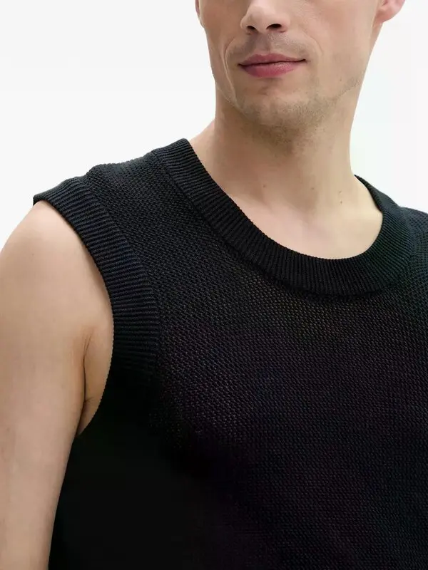 Karl Lagerfeld Logo-embroidered Sleeveless Vest
