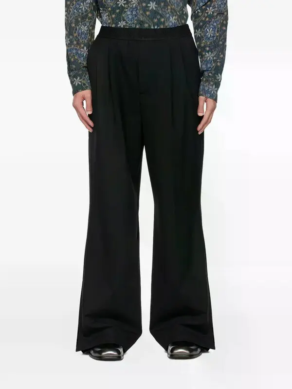 SOULLAND Elasticated Waistband Trousers