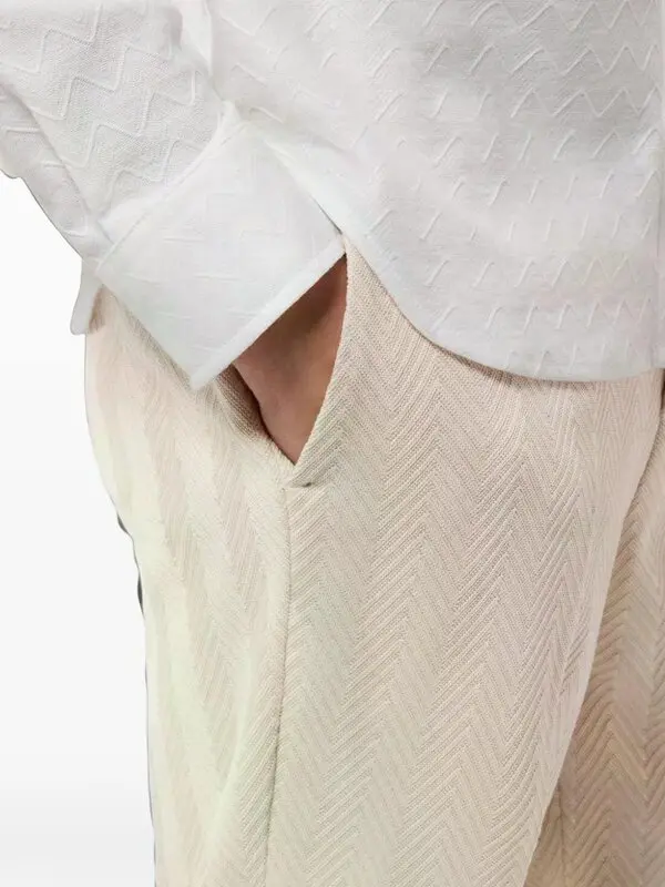 Missoni Chevron-knit Tailored Trousers
