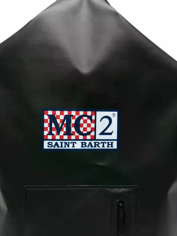 MC2 SAINT BARTH Logo Patch Roll-top Backpack