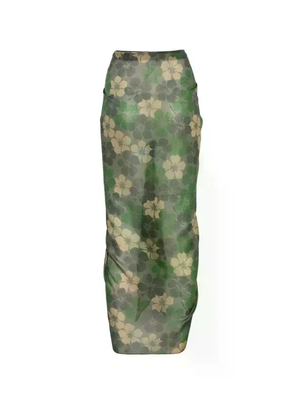 MC2 SAINT BARTH Hibiscus-print Sarong