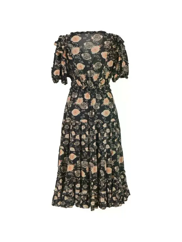 Ulla Johnson Ruffled Floral-print Dress