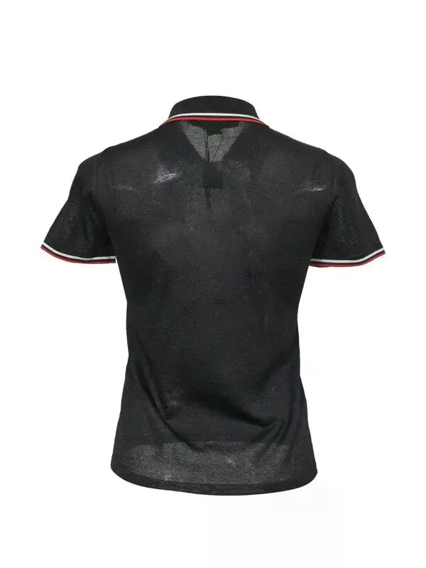 ALEXANDER WANG Semi-sheer Knit Polo Shirt