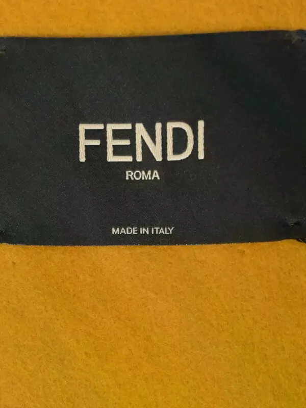 Fendi Check Patch-pocket Coat