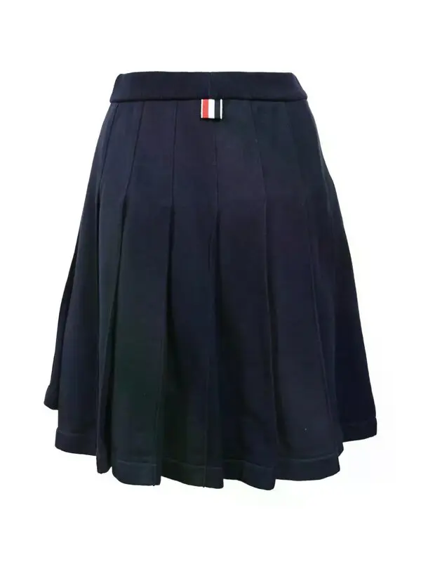 Thom Browne Pleated Loopback Skirt