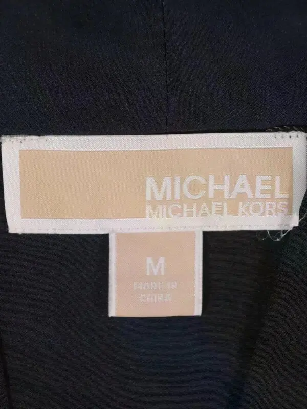 Michael Kors Pleated V-neck Blouse