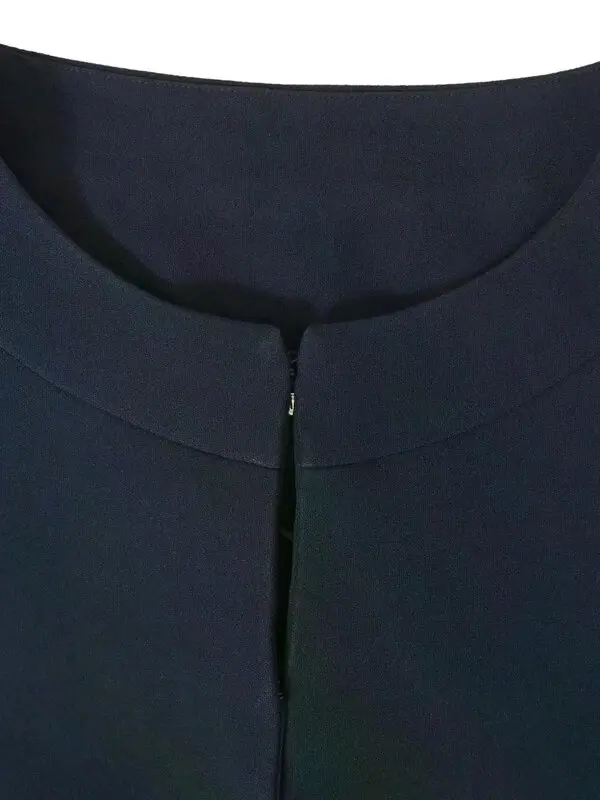 Alberta Ferretti Collarless Hook-and-eye Bolero