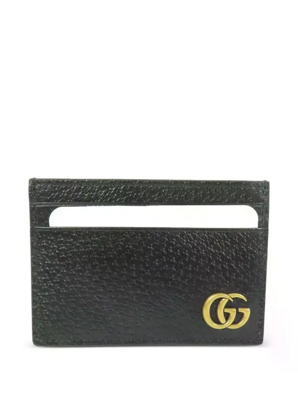 Gucci Gg Marmont Card Case - Black