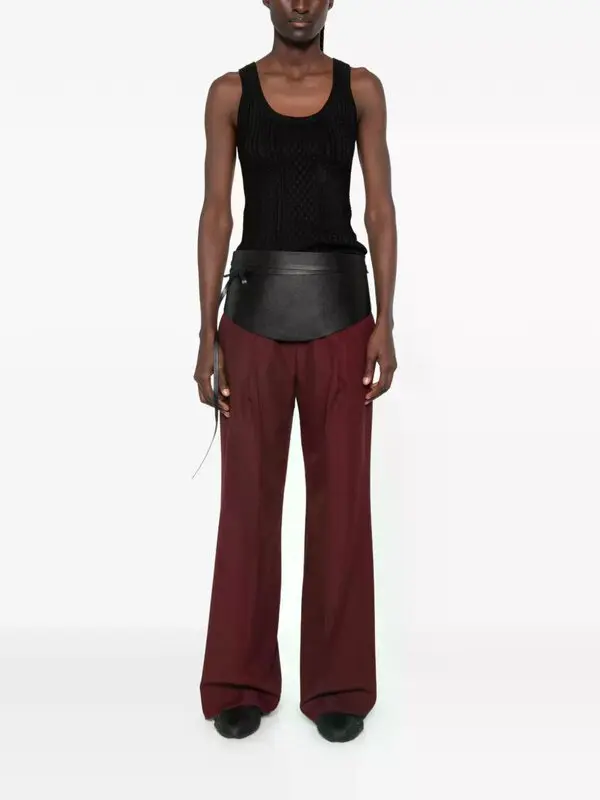JW Anderson Sleeveless Cable Knit Top
