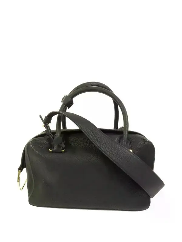 Delvaux Mm Cool Box Leather Tote Bag - Black