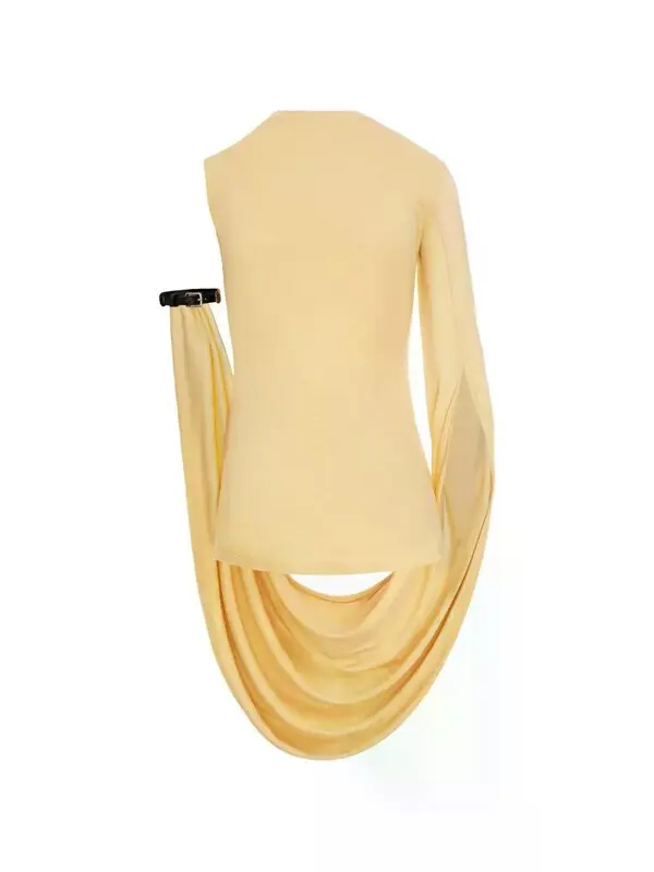 SEEN USERS Name Iconic Bracelet One-shoulder Top - Yellow