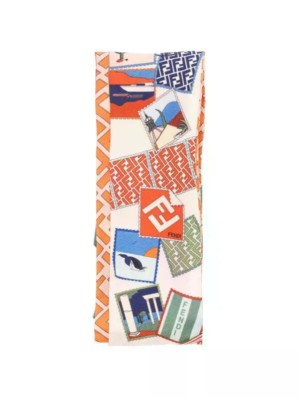 Fendi Wrappy Ff-logo Scarf
