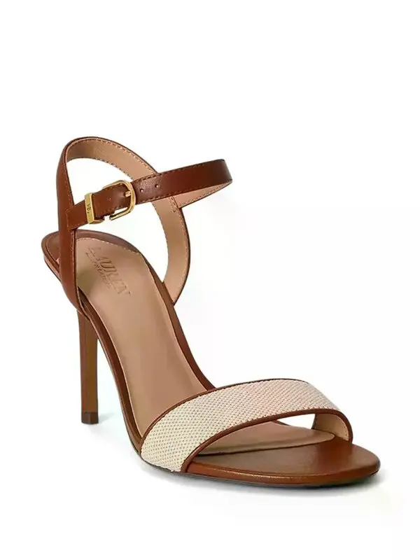 Ralph Lauren Gwen Buckle-fastening Leather Sandals - Neutrals