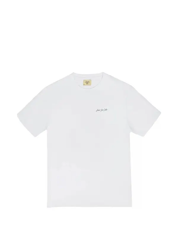 Aimé Leon Dore Franck Pellegrino Sketch-print T-shirt - White