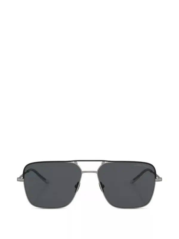 Giorgio Armani Geometric Frame Sunglasses