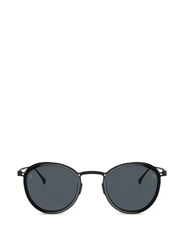 Giorgio Armani Round Titanium Sunglasses