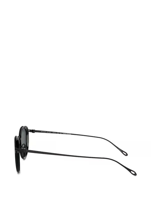 Giorgio Armani Round Titanium Sunglasses
