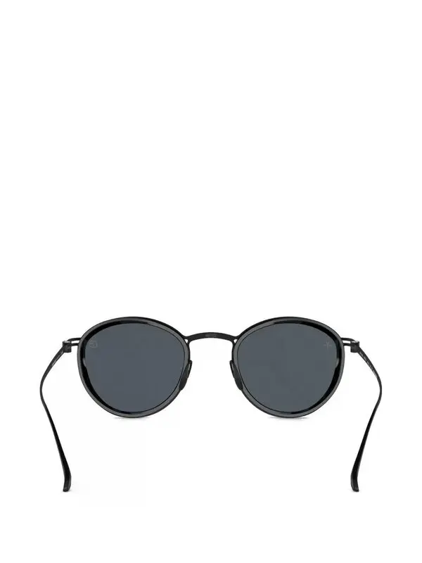 Giorgio Armani Round Titanium Sunglasses