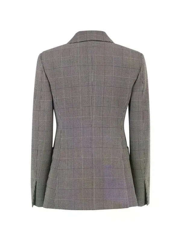 Max Mara Prince Of Wales Check Double-breasted Blazer