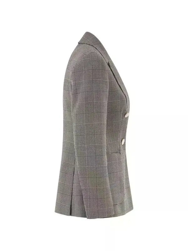 Max Mara Prince Of Wales Check Double-breasted Blazer