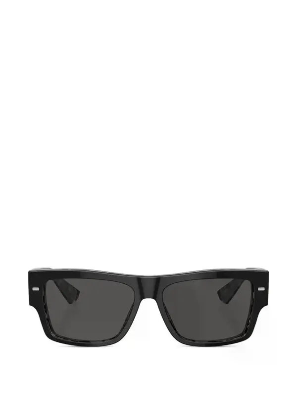 Dolce & Gabbana Rectangle-frame Sunglasses - Black