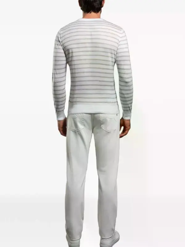 MOORER Orvieto Striped Sweater