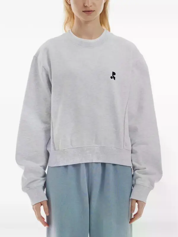 REST&RECREATION Logo-embroidered Layered Sweater - Grey
