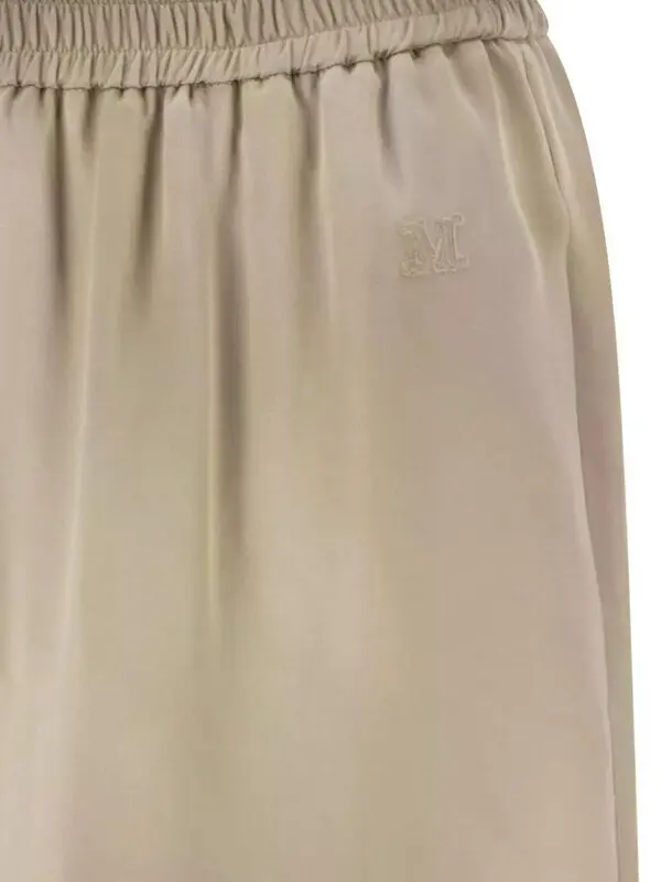 Max Mara Wide-leg Silk Palazzo Pants
