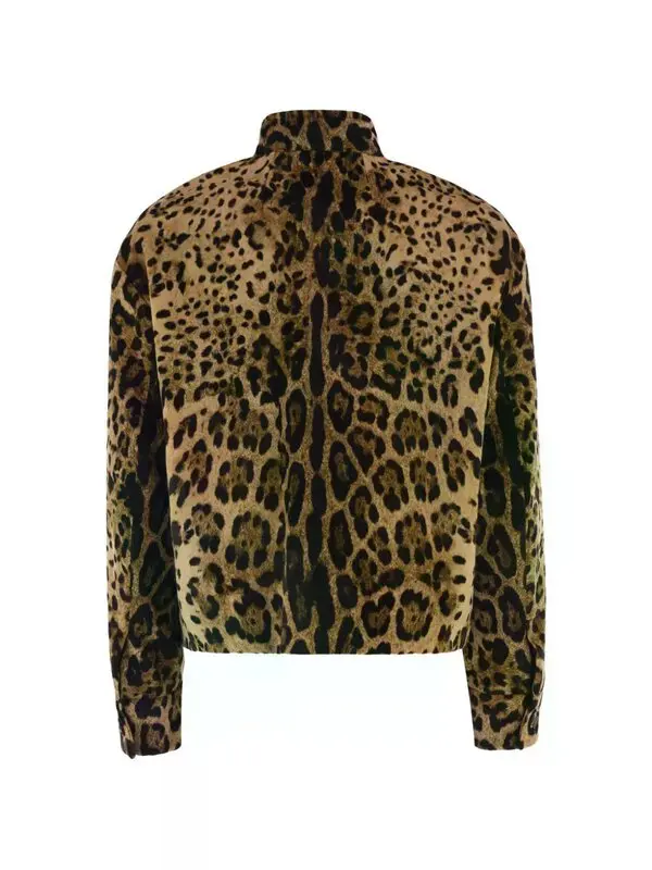 Max Mara Tedro Leopard-print Cropped Jacket