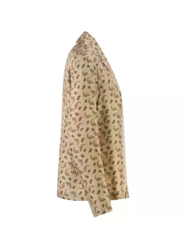 Max Mara Paisley Print Silk Shirt