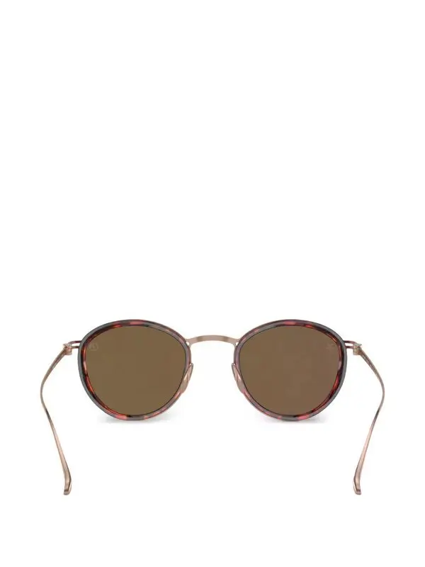 Giorgio Armani Round Titanium Sunglasses