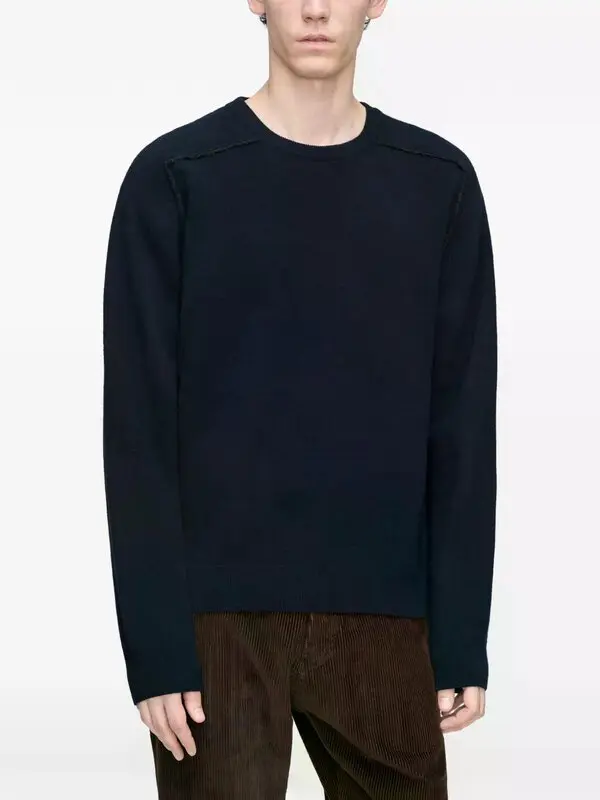 MAISON MARGIELA Four Stitches Signature Sweater - Blue