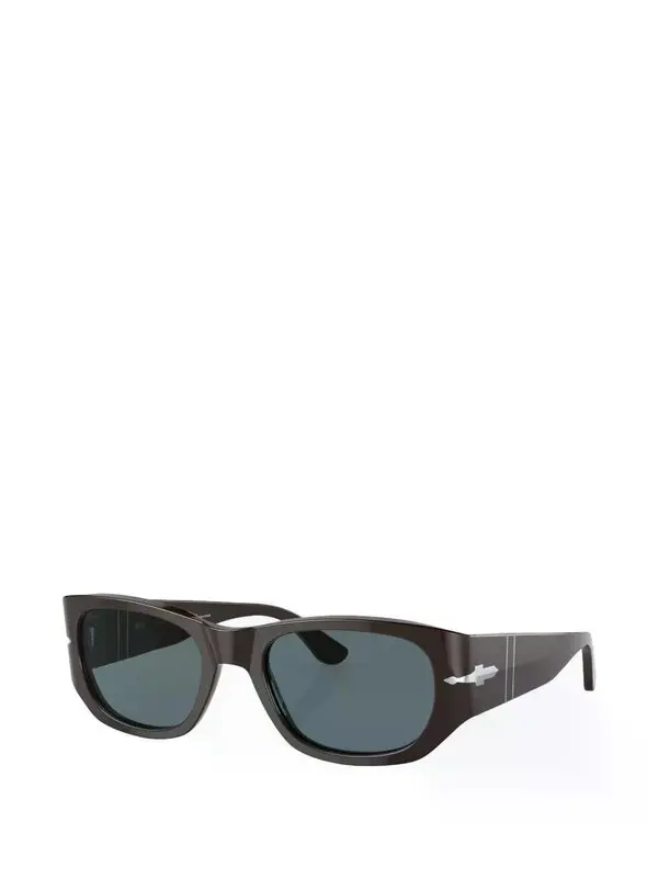 Persol Rectangular Frame Sunglasses - Brown