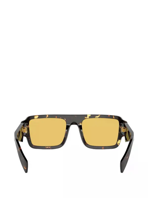 Prada Tortoiseshell-effect Square-frame Sunglasses