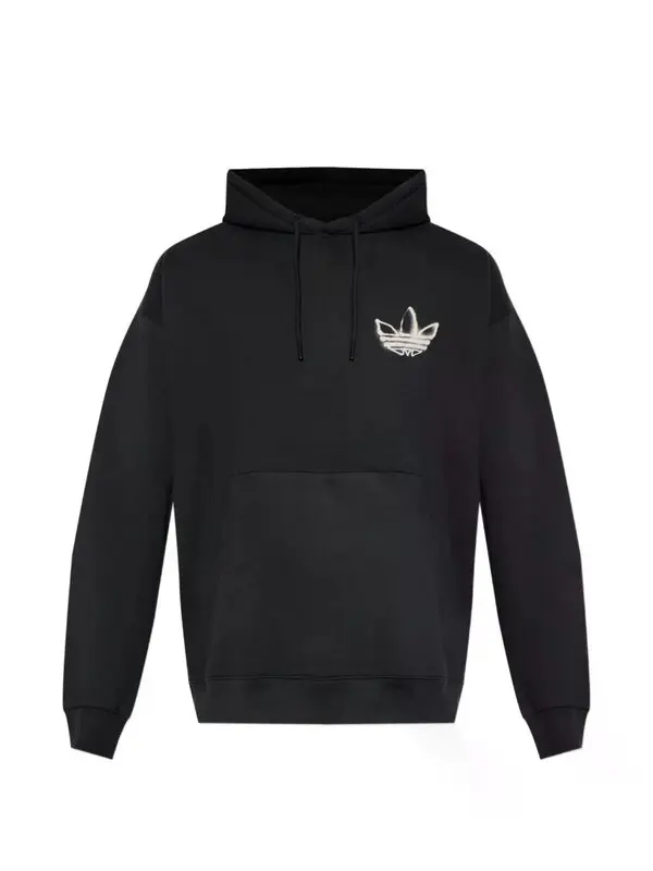 Adidas Graphic Print Hoodie - Black
