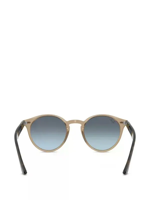 Ray-ban Round Frame Sunglasses With Gradient Lenses