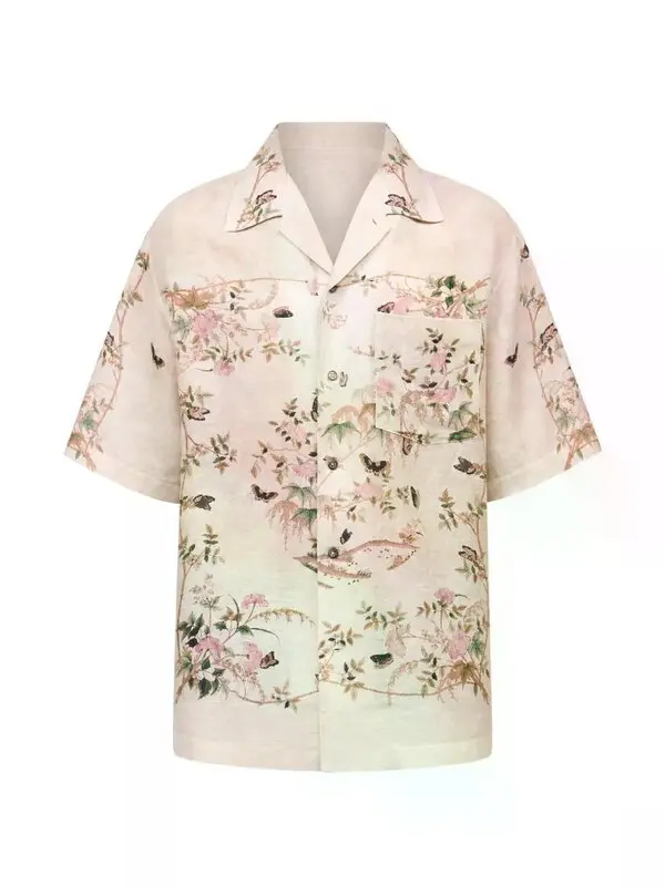 Paul & Joe Phil Printed Camp-collar Shirt