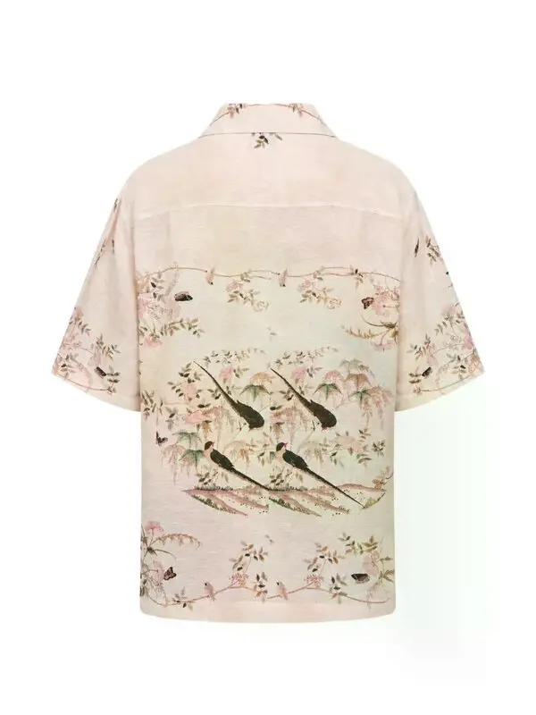 Paul & Joe Phil Printed Camp-collar Shirt