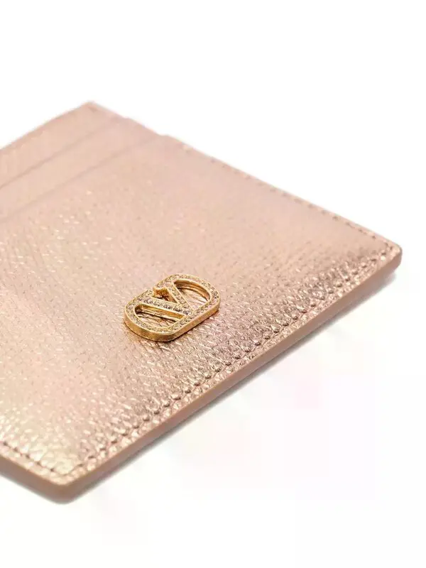 Valentino Garavani Vlogo Crystal-embellished Card Holder